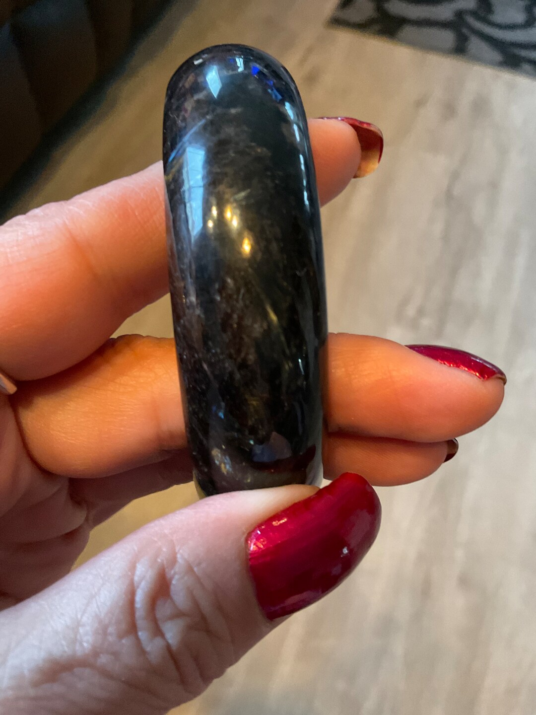 Arfvedsonite Hard Bangle Crystal Bracelet/firework Stone/arfvedsonite ...
