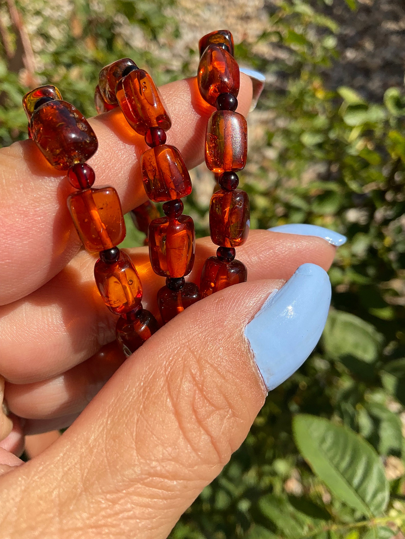 Blood Amber Barrel Shaped, Square Shaped, Heart Shaped or Oval Shaped ...