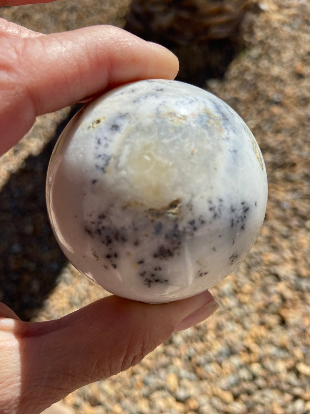Dendritic Agate Sphere, Crystal Sphere, Crystal Gift, Home Decor - Etsy