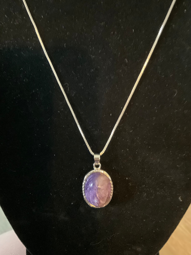 Charoite Pendent Necklace/crystal Jewelry Gift - Etsy UK