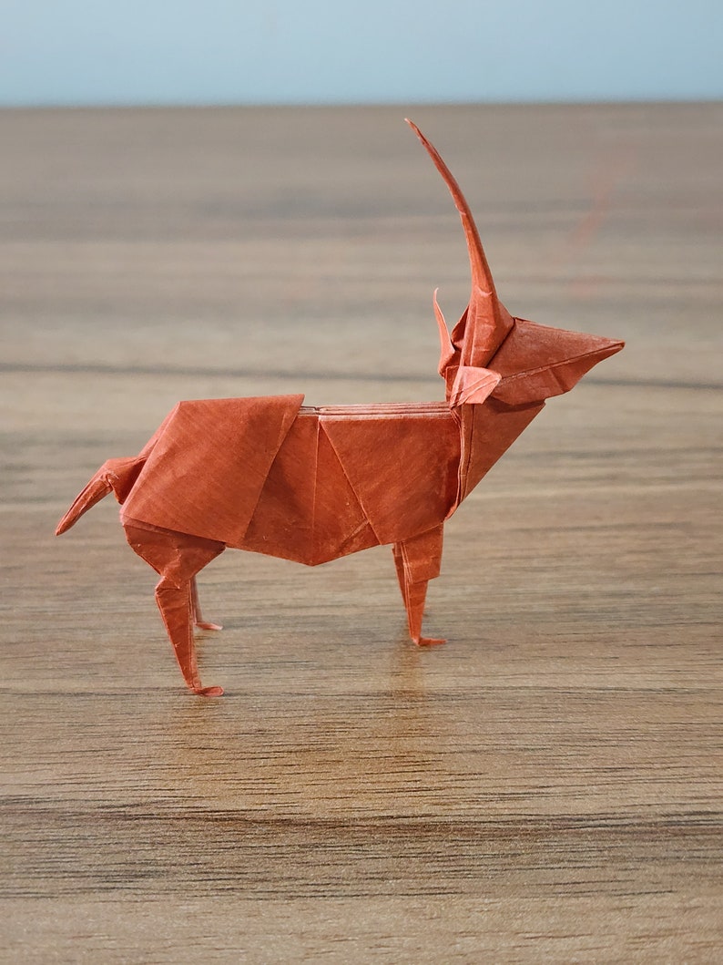 Origami Antelope - Etsy