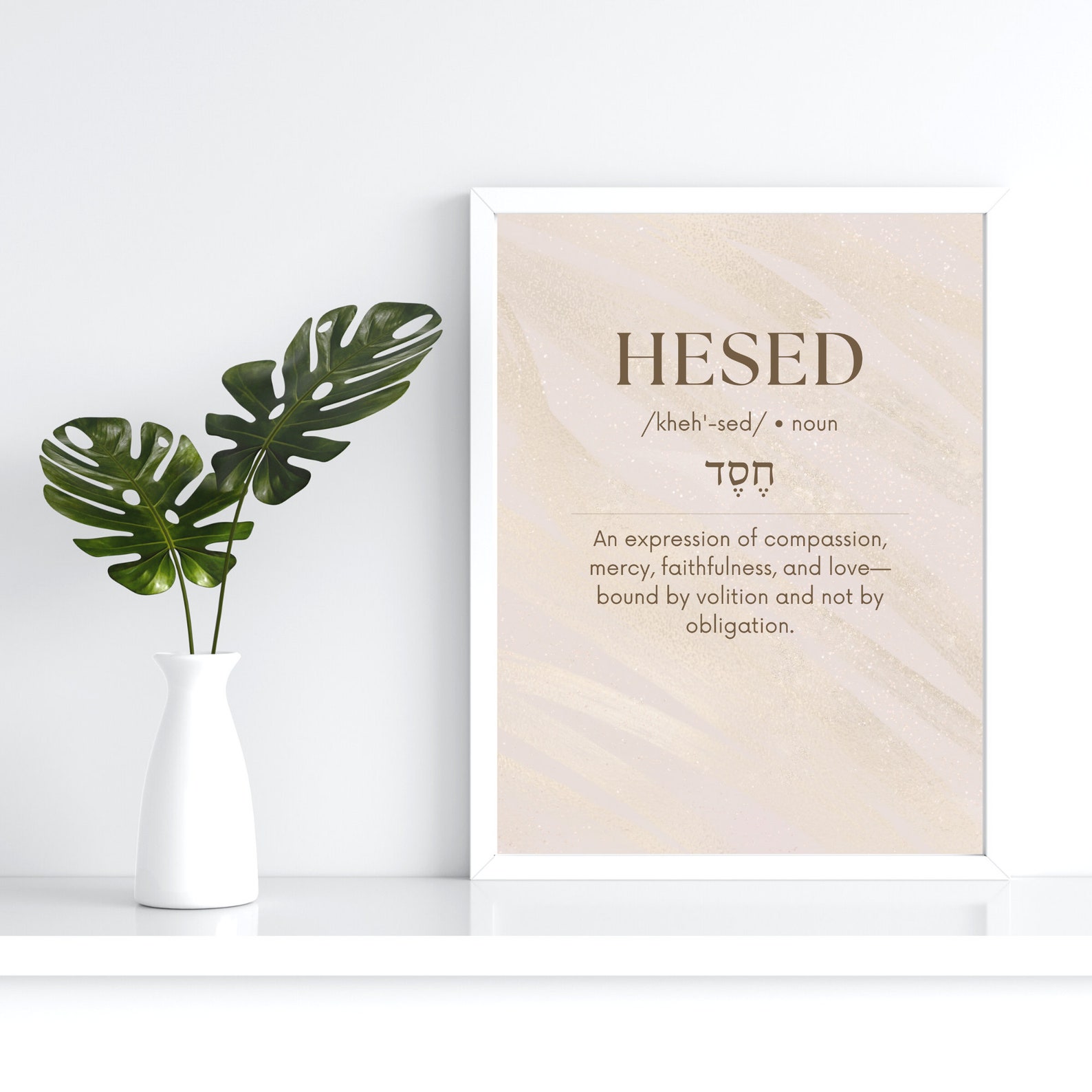 Hesed Definition Elegant Downloadable Design Print for Christians ...