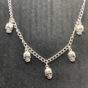 Skull Necklace, Gothic Jewellery, Witchy Necklace, Horror Necklace ...