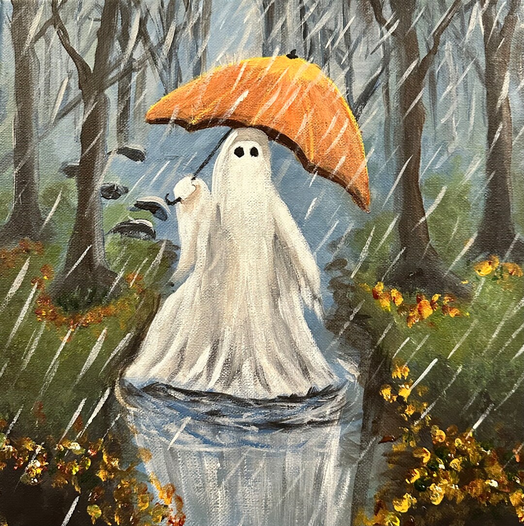 Rainy Day Ghost - Etsy