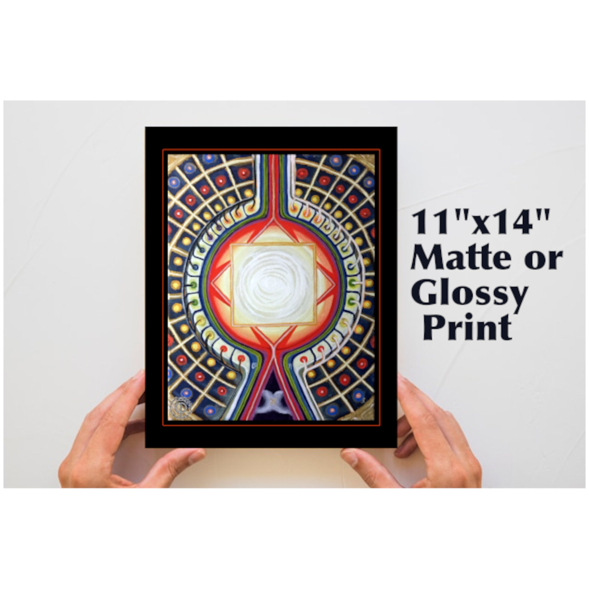 Kingdom Eye Fine Art Painting Print, 11x14 Original Handmade Oil ...