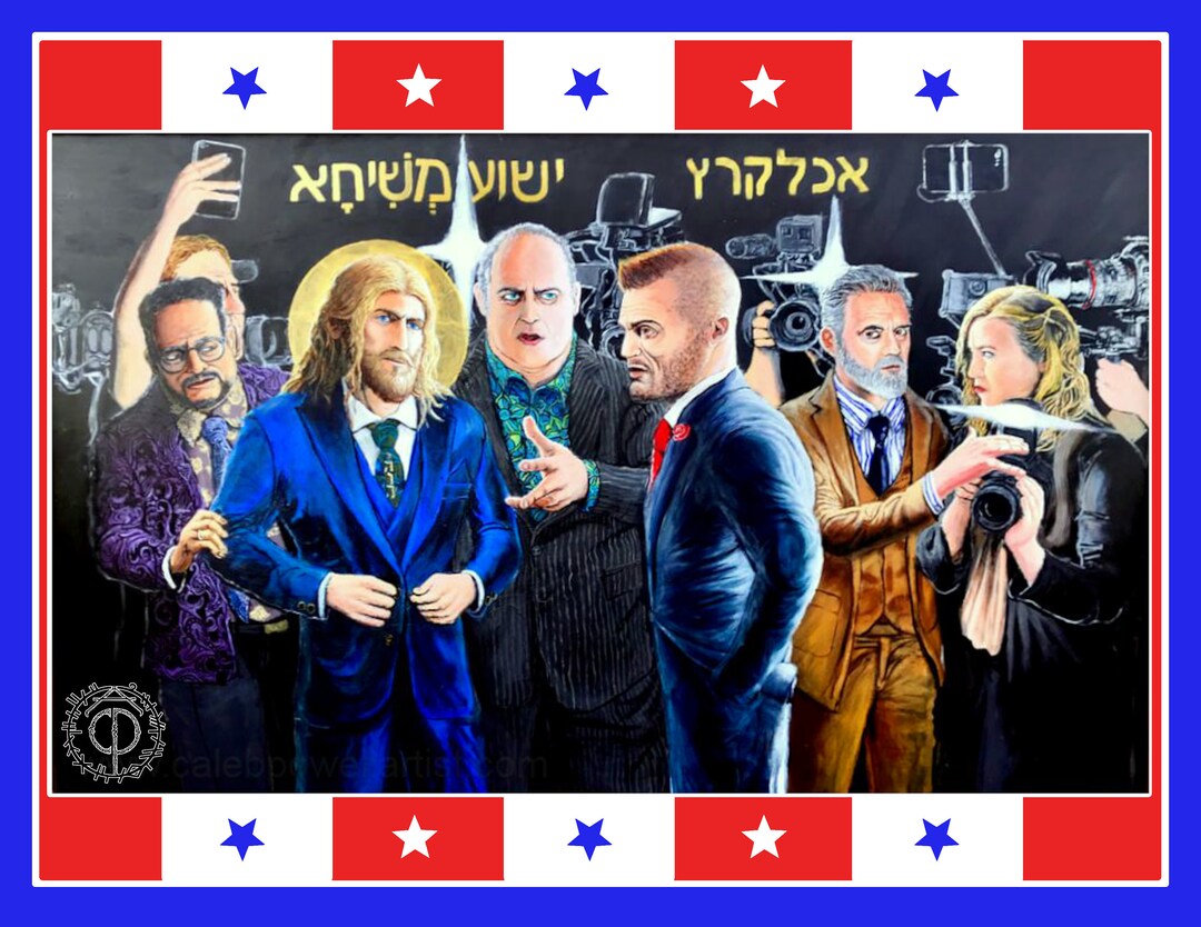 Bodybuilder Jesus/american Jesus/jordan Peterson Art/ Limited Edition ...