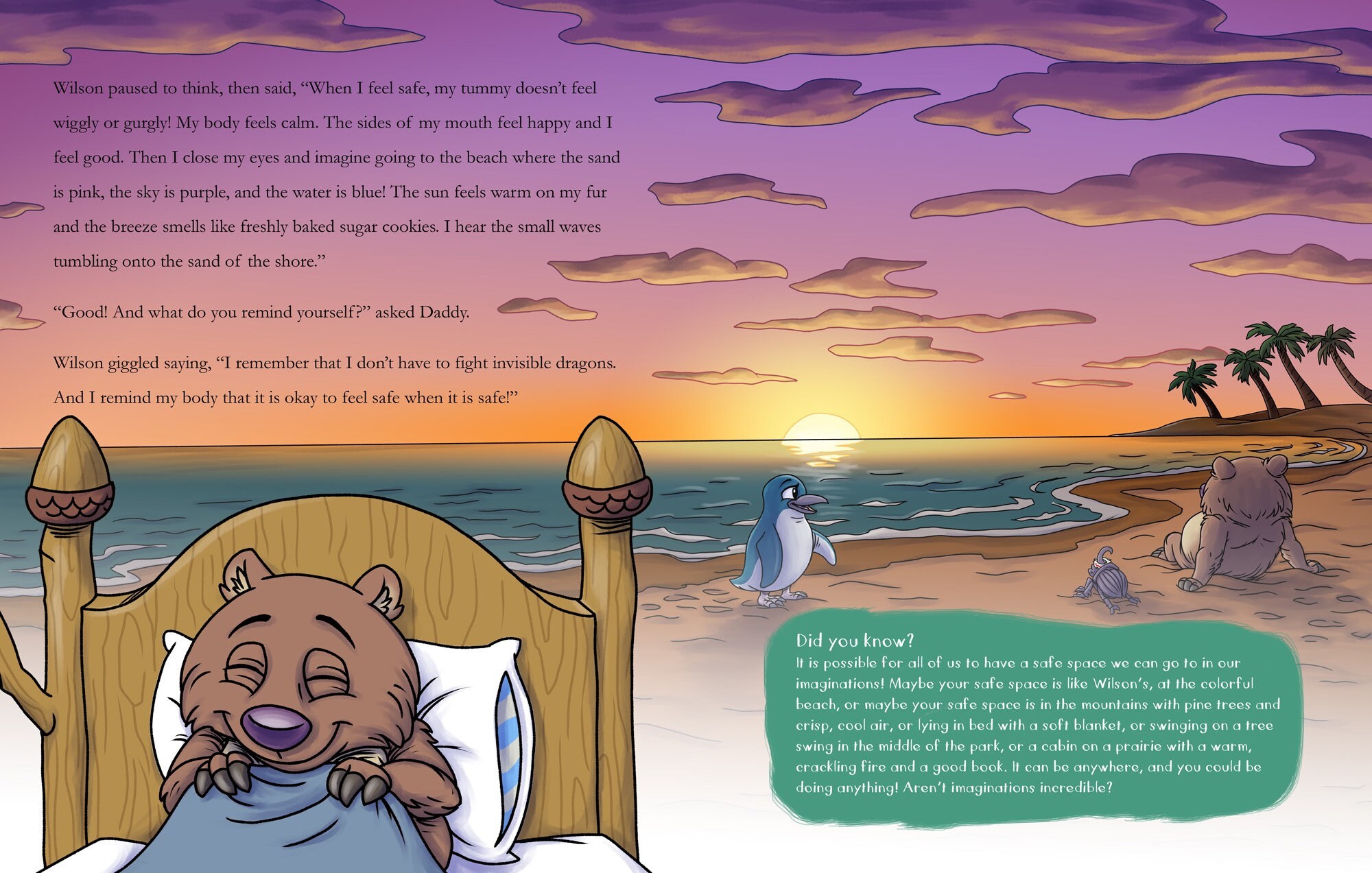 Wilson the Wombat and the Nighttime What-if Worries: Book for Anxious ...