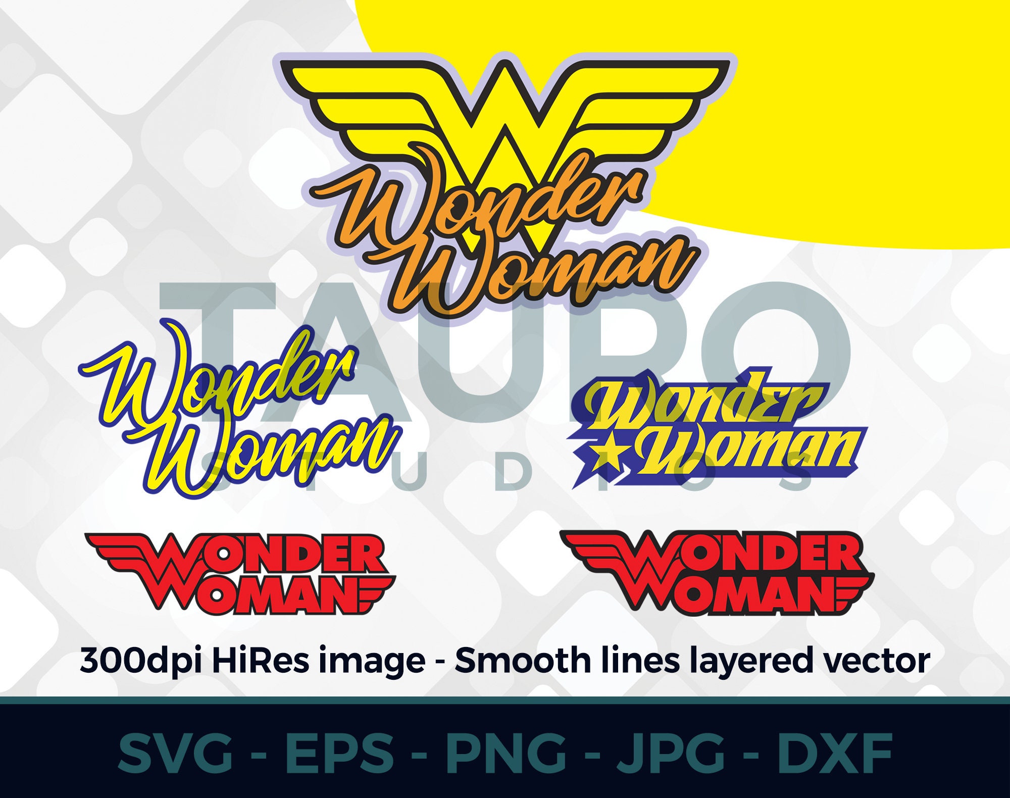 Wonder Woman, Grandma Wonder, Svg, Clipart Files for Cricut, Silhouette ...