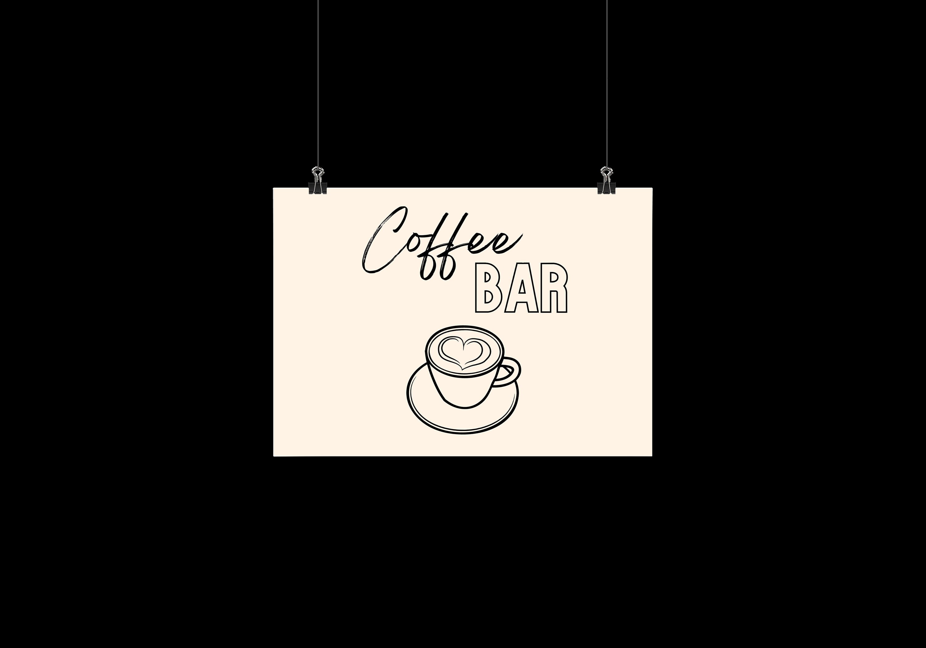 Coffee Bar Print, Digital Download - Etsy