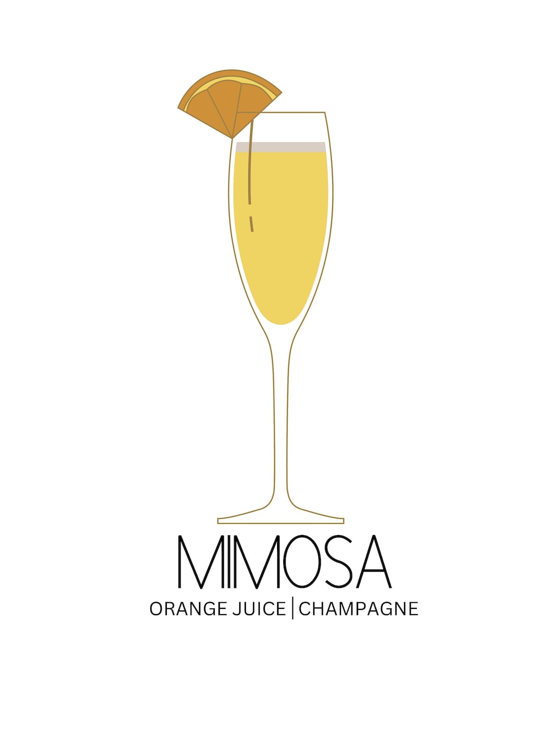 Mimosa Bar Art, Digital Download - Etsy