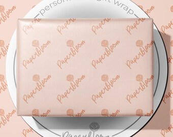 Custom Name Personalized Wrapping Paper Customizable Holiday - Etsy