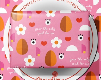 Custom Name Personalized Wrapping Paper Customizable Holiday - Etsy