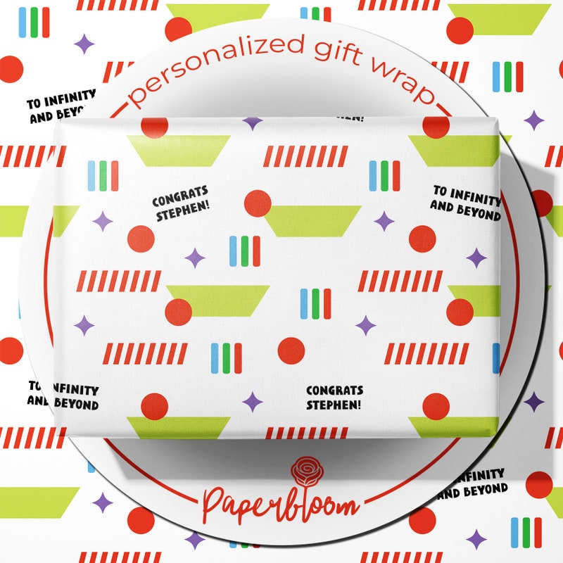 Buzz Lightyear Wrapping Paper - Etsy