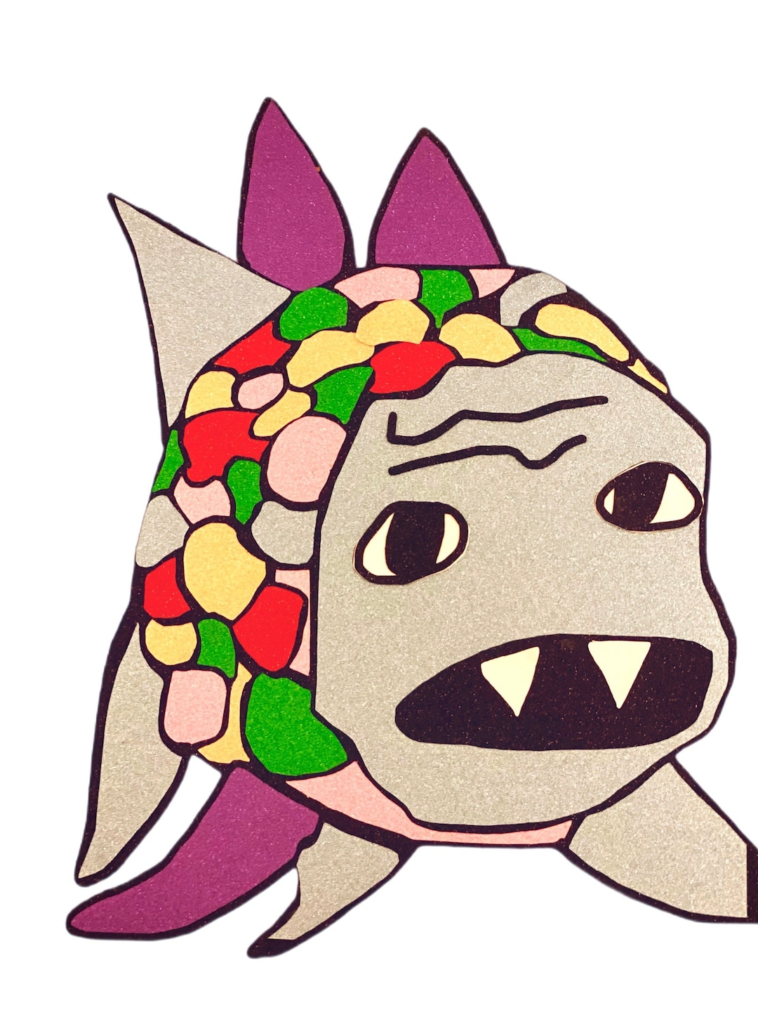 Rainbow Fish Meme Sticker - Etsy