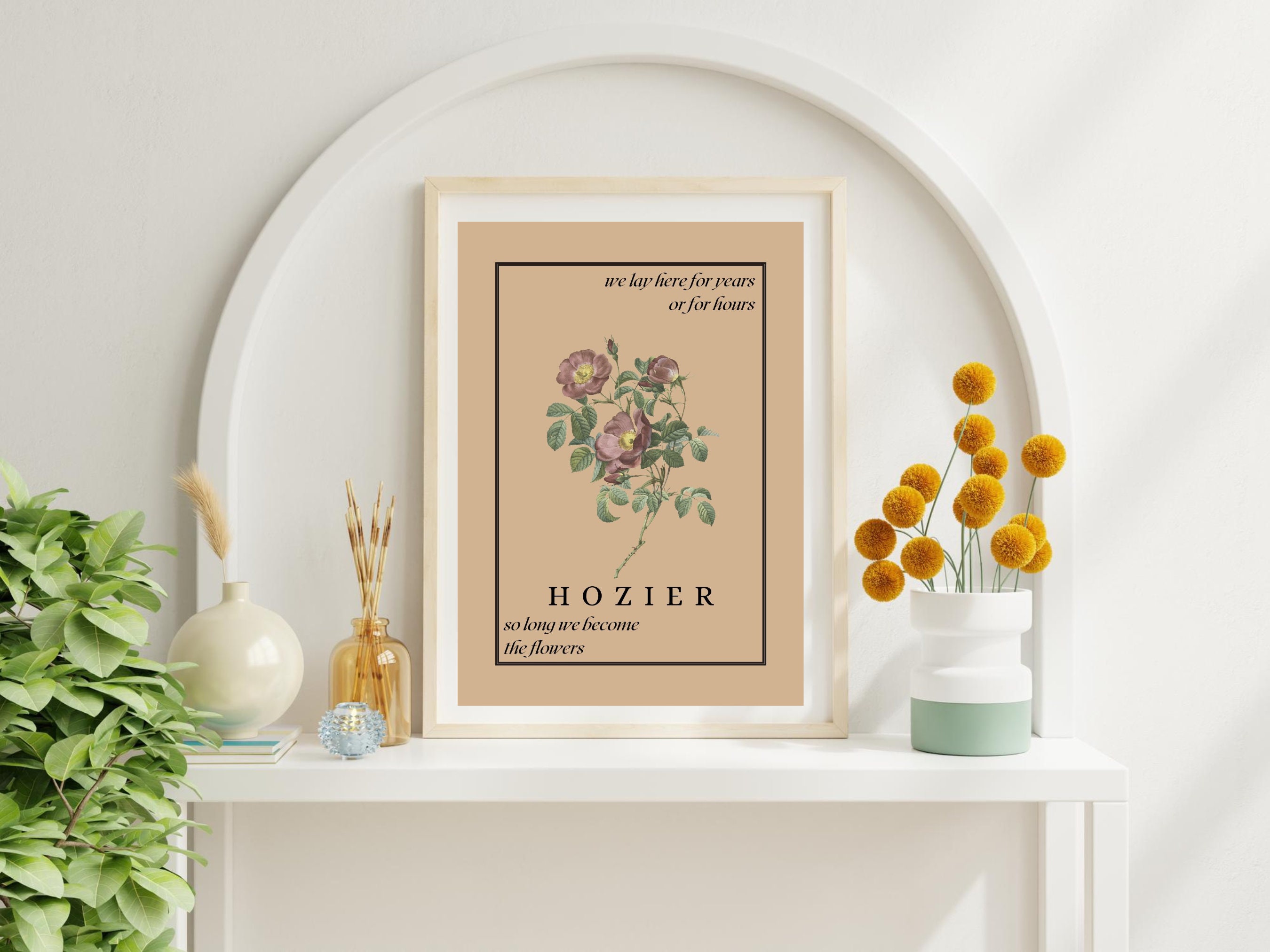 Póster Hozier Banda Rock Unreal Unearth Tour 2024 Merch Regalo para Fan ...