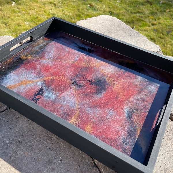 Resin Serving Tray - Etsy