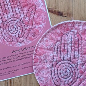 Spiral Hand Labyrinth Printable, Instant Download, for Mindfulness and ...