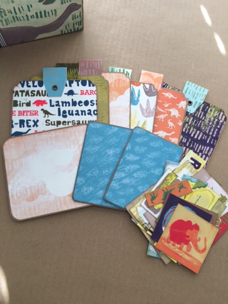 Handmade DINOSAUR THEME Mini Album/memory Book 8" X 5.5" X 2" - Etsy