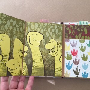 Handmade DINOSAUR THEME Mini Album/memory Book 8" X 5.5" X 2" - Etsy