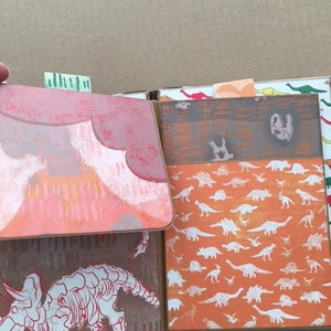Handmade DINOSAUR THEME Mini Album/memory Book 8" X 5.5" X 2" - Etsy