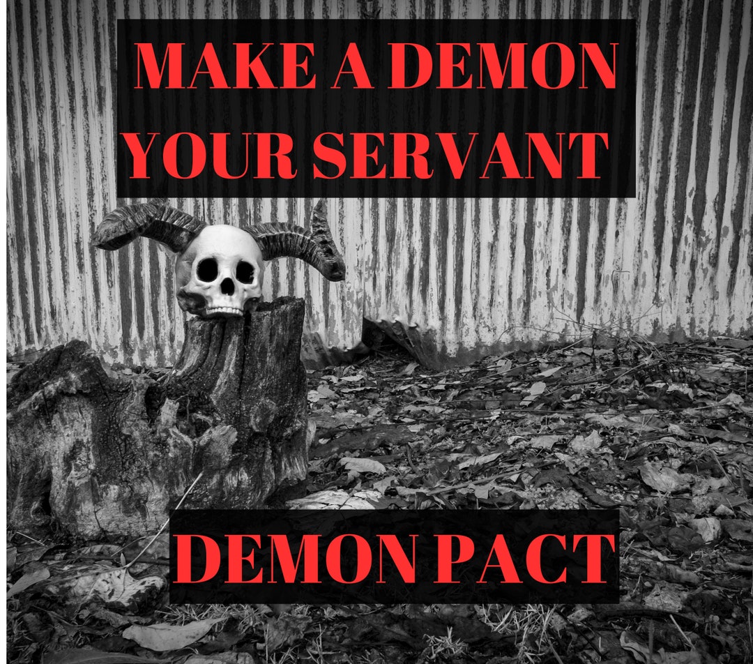 Make A Demon Your Servant Ritual- Demon Pact - Etsy