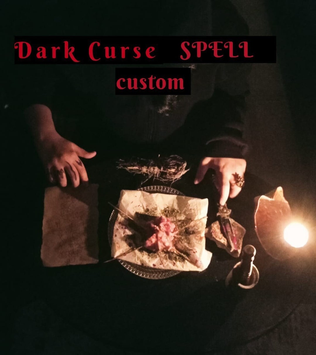 Dark Custom Spell Custom Curse - Etsy UK