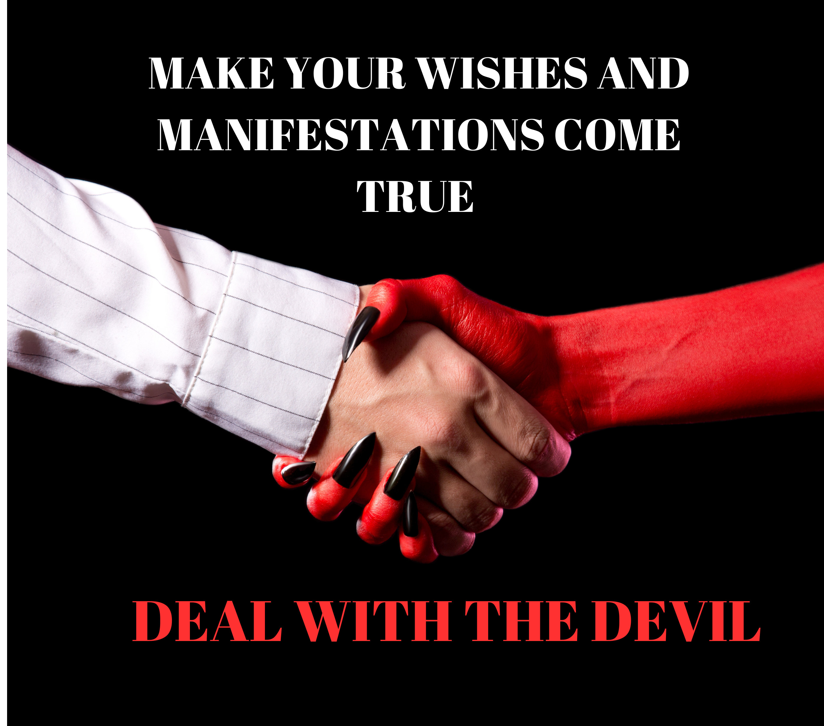 Deal With the Devil Pact With Satan - Etsy