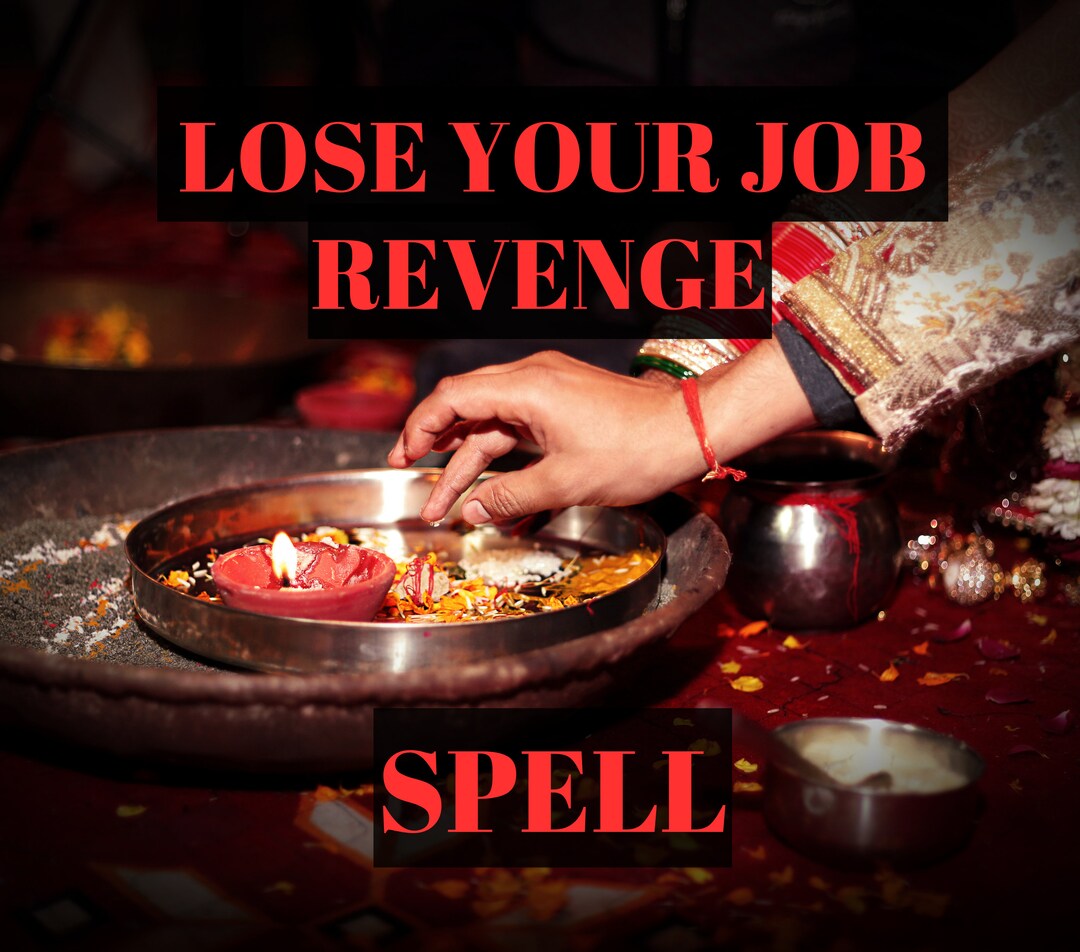 Lose Your Job Revenge Ritual - Revenge Curse - Etsy UK
