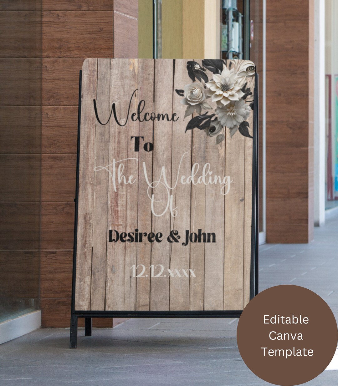 Wedding Welcome Sign Template, Printable Welcome Sign/editable Wedding ...