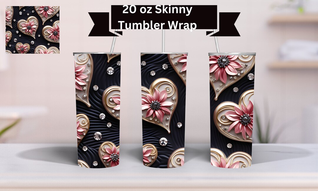 3d Skinny Tumbler Wrap/digital Download/graphic - Etsy