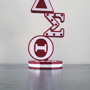 Delta Sigma Theta Offset Desk Tower - Etsy