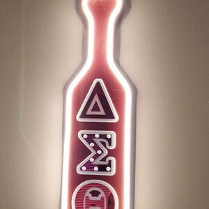Delta Sigma Theta Led Neon Paddle, , DST, Delta Sigma Theta Sorority ...