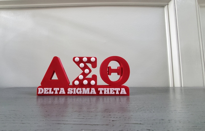 Delta Sigma Theta Desk Plate - Etsy