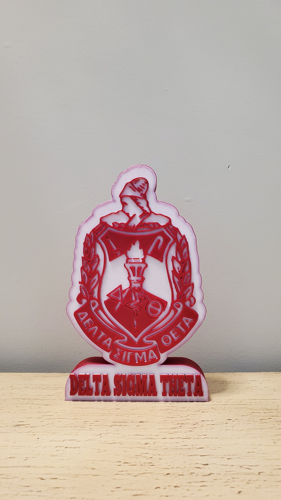 Delta Sigma Theta Shield Desk Plate - Etsy