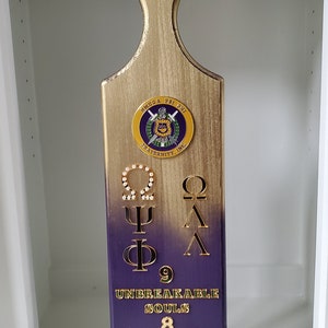 Omega Psi Phi Custom Paddle - Etsy
