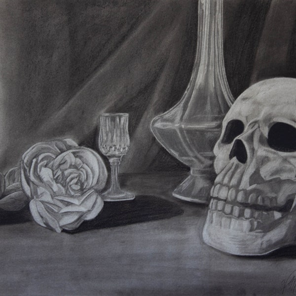 Skull Still Life - Etsy