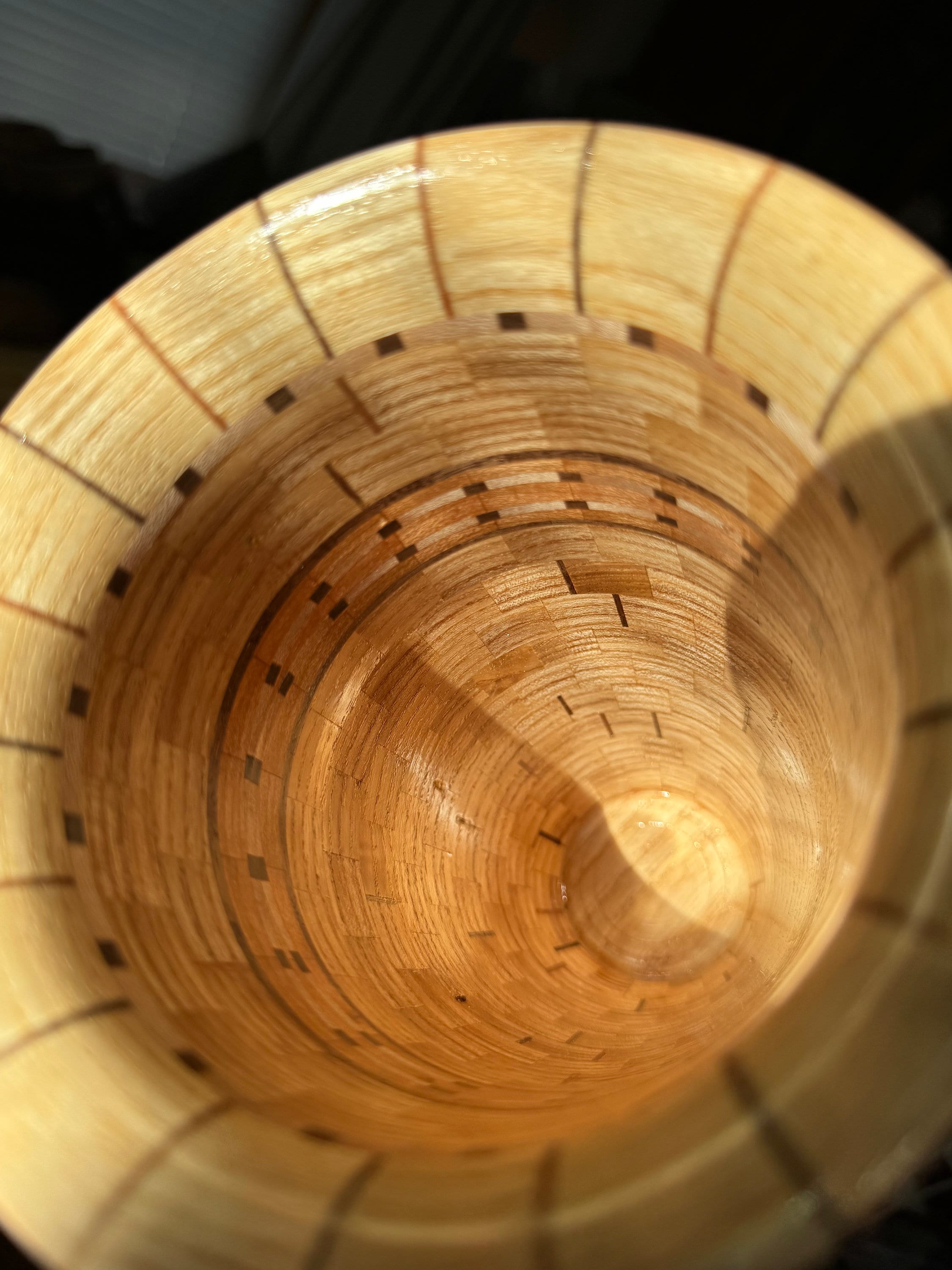 Handcrafted Segmented Wooden Vase - Etsy