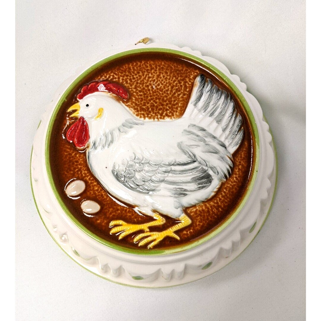 Vintage Ceramic Chicken Wall Decor - Rosenthal Netter Japan - Etsy