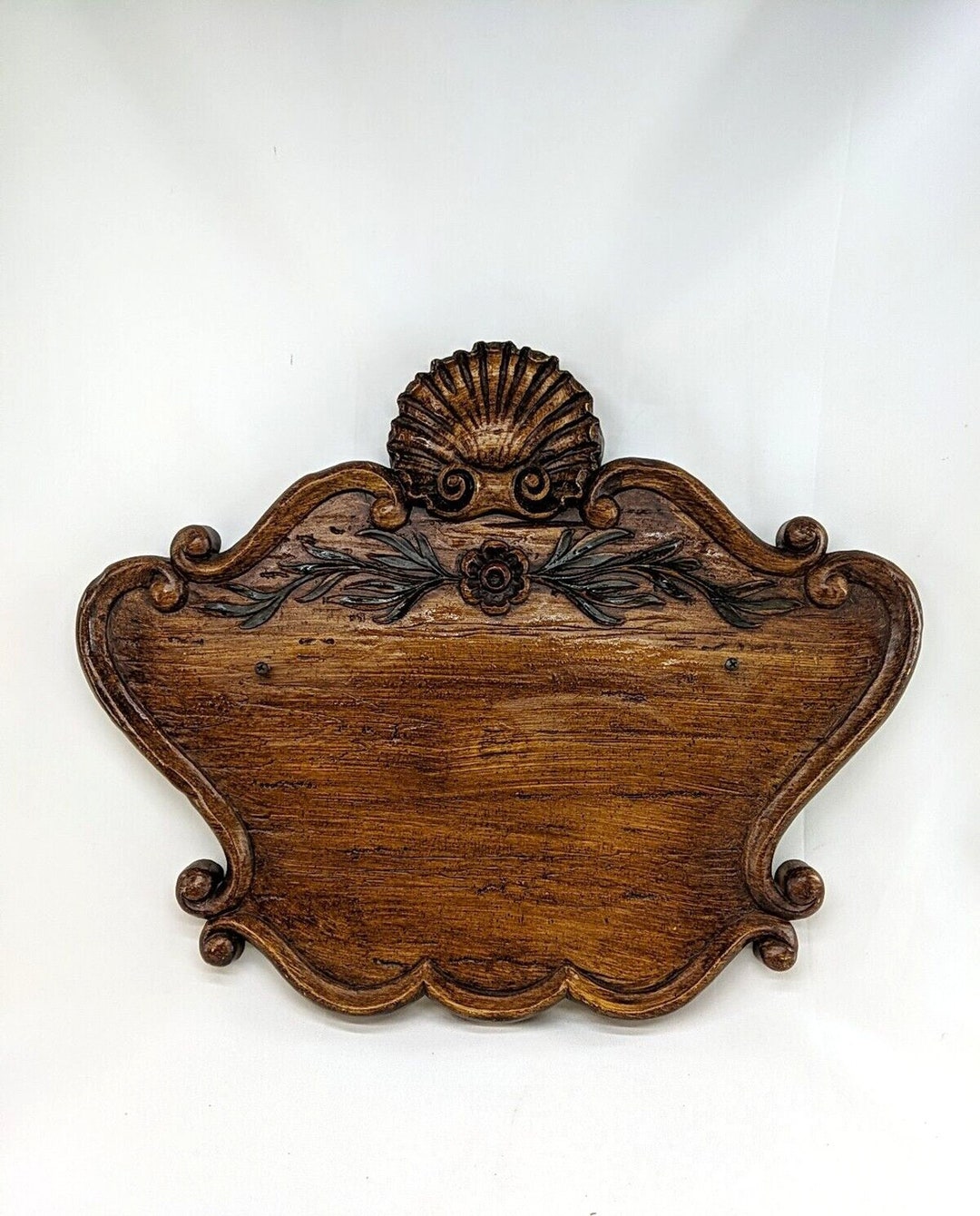 Syroco Inc. Wall Plaque Shop Sign Vintage Mcm 1965 Brown Wood Look ...