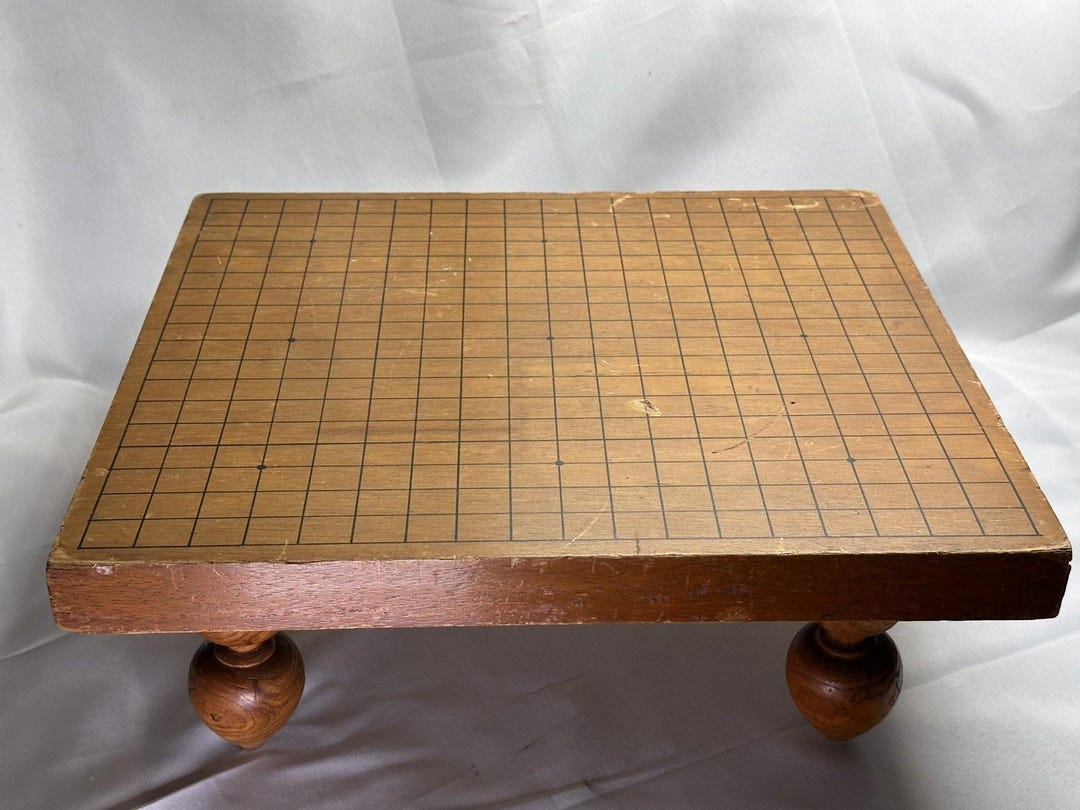Vintage GOBAN Japanese IGO Go Game Wood Board 16.5in X 15in - Etsy