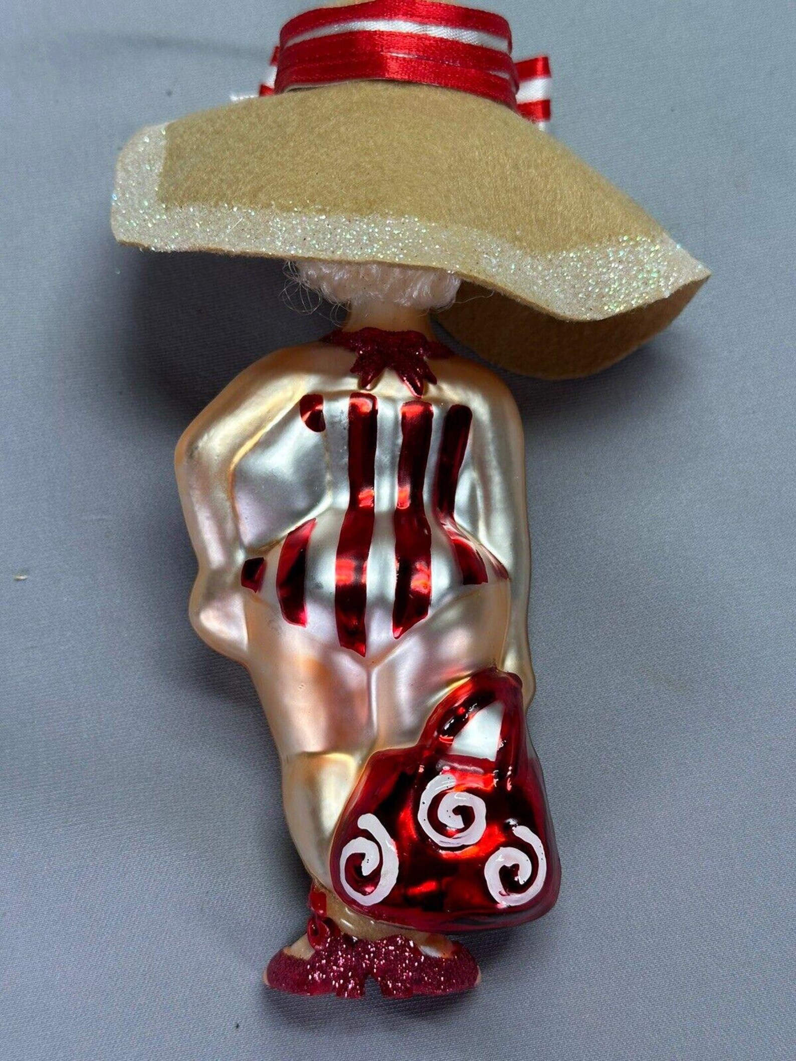 Kurt S. Adler Glass LORALIE'S LADIES Christmas Ornament Mrs. Tanner in ...