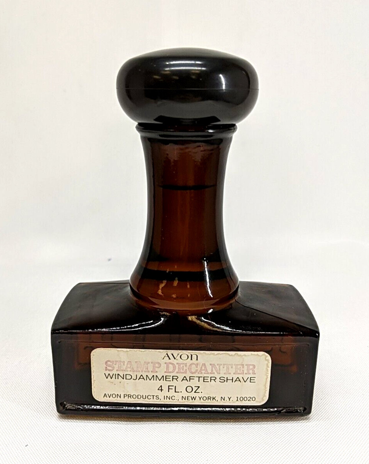 Vintage Avon PAID Stamp Decanter Bottle Windjammer After Shave - FULL ...