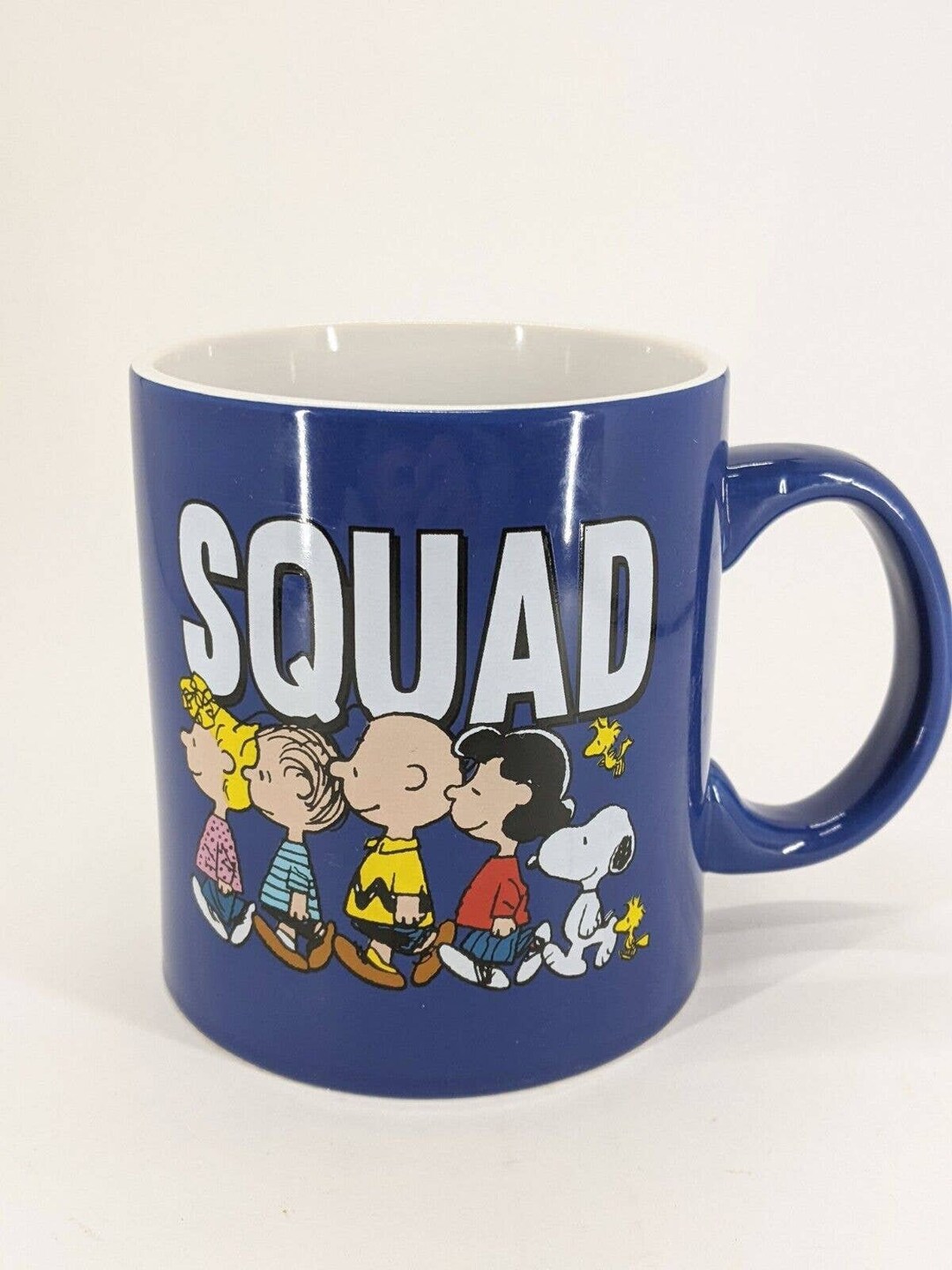 Peanuts Snoopy SQUAD Mug Coffee Tea Cup Blue 20oz - Etsy