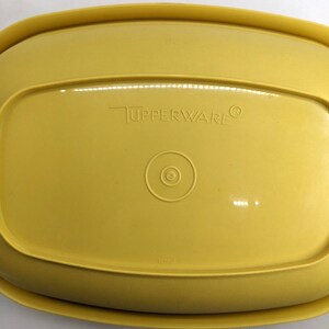 Vintage Yellow 2 Pcs Steamer Tupperware Dish Microwavable - Etsy