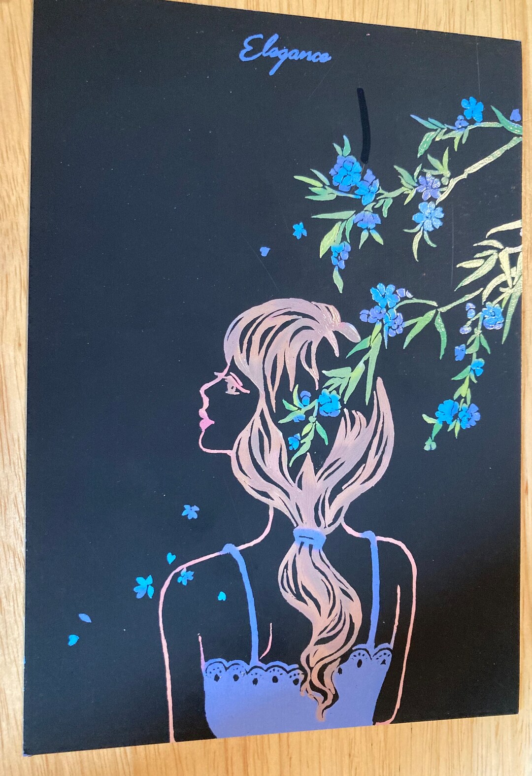 Elegance Beauty Scratch Art - Etsy