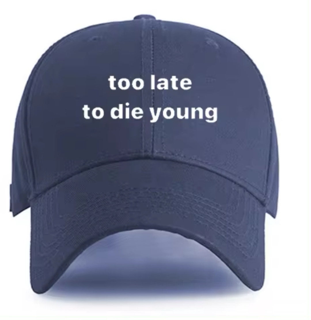 RM Namjoon Bts Baseball Cap - Hat -RM Too Late to Die Young Embroidery ...