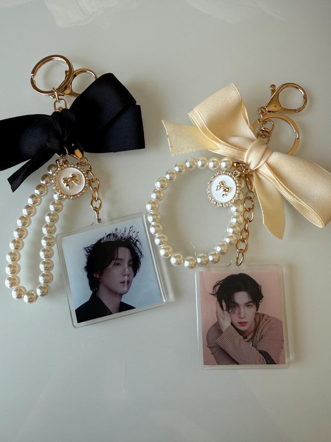 Min Yoongi - Suga - Agustd - Bag Charm With Acrylic Photo Keychain ...
