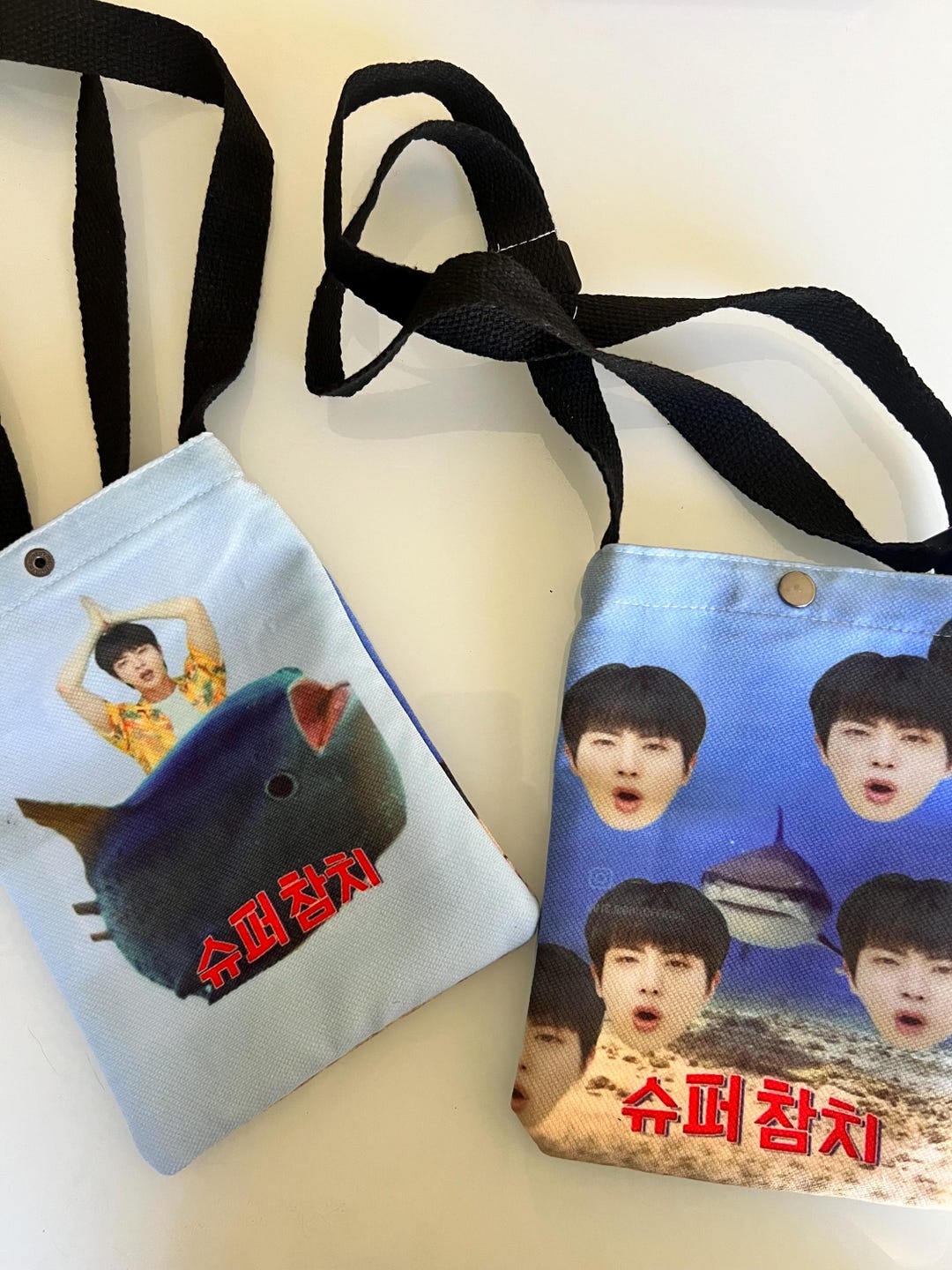 Jin Super Tuna Bag Crossbody Canvas Bag Casual Leisure Mini Jin BTS ...