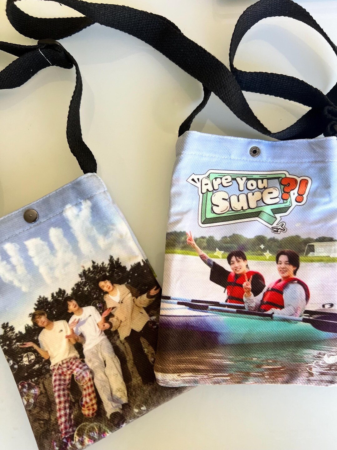 JK and Jimin - Are You Sure? Bag - Crossbody Canvas Bag Casual Leisure ...
