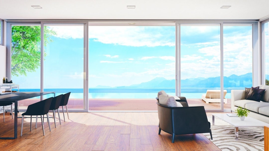 Modern Minimal Home Zoom Virtual Backgrounds Backdrop Office Background ...